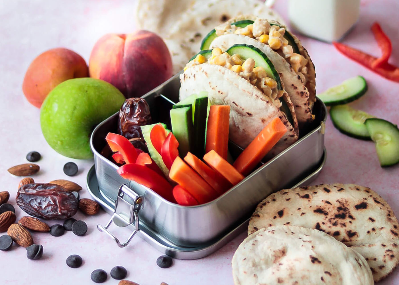 Chickpea ‘Tuna’ and Sweetcorn Pita Pockets | BFree Foods Australia