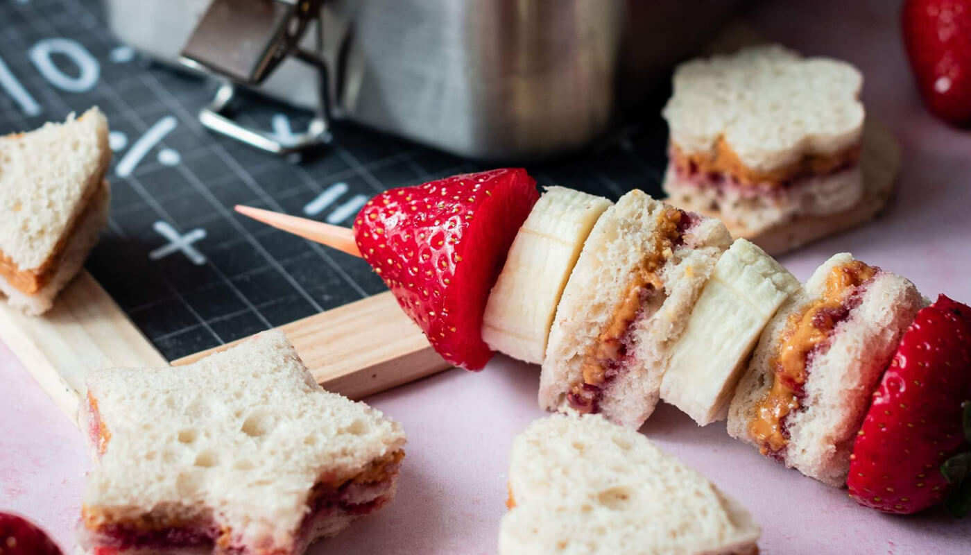 Back To School Peanut Butter Jam Rocket Kebabs | BFree Foods US
