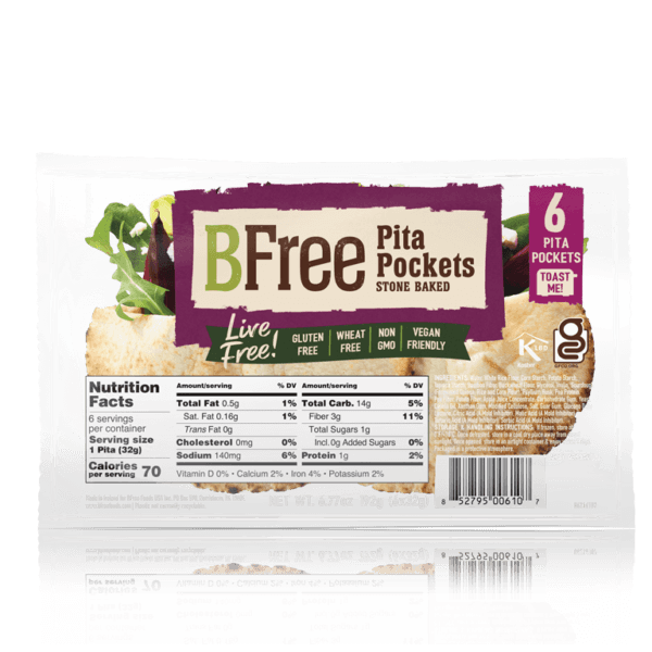 Stone Baked Pita Breads | BFree Foods USA