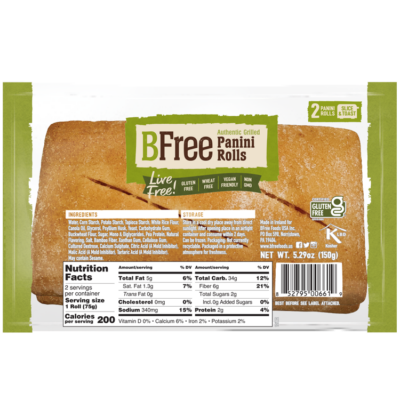 Gluten Free Buns | BFree Foods Soft White Rolls
