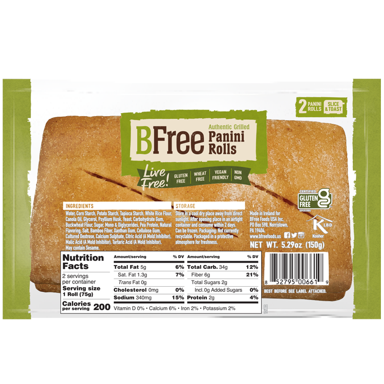 Gluten Free Panini | BFree Foods USA