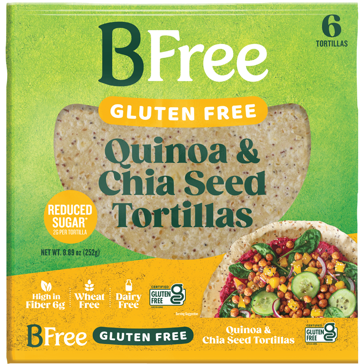 Gluten Free Wraps - Made with Quinoa & Chia Seed | BFree